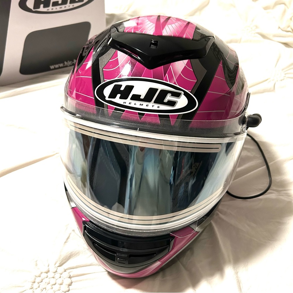 Hjc Snowmobile Helmet & Heated Shield - Gem
